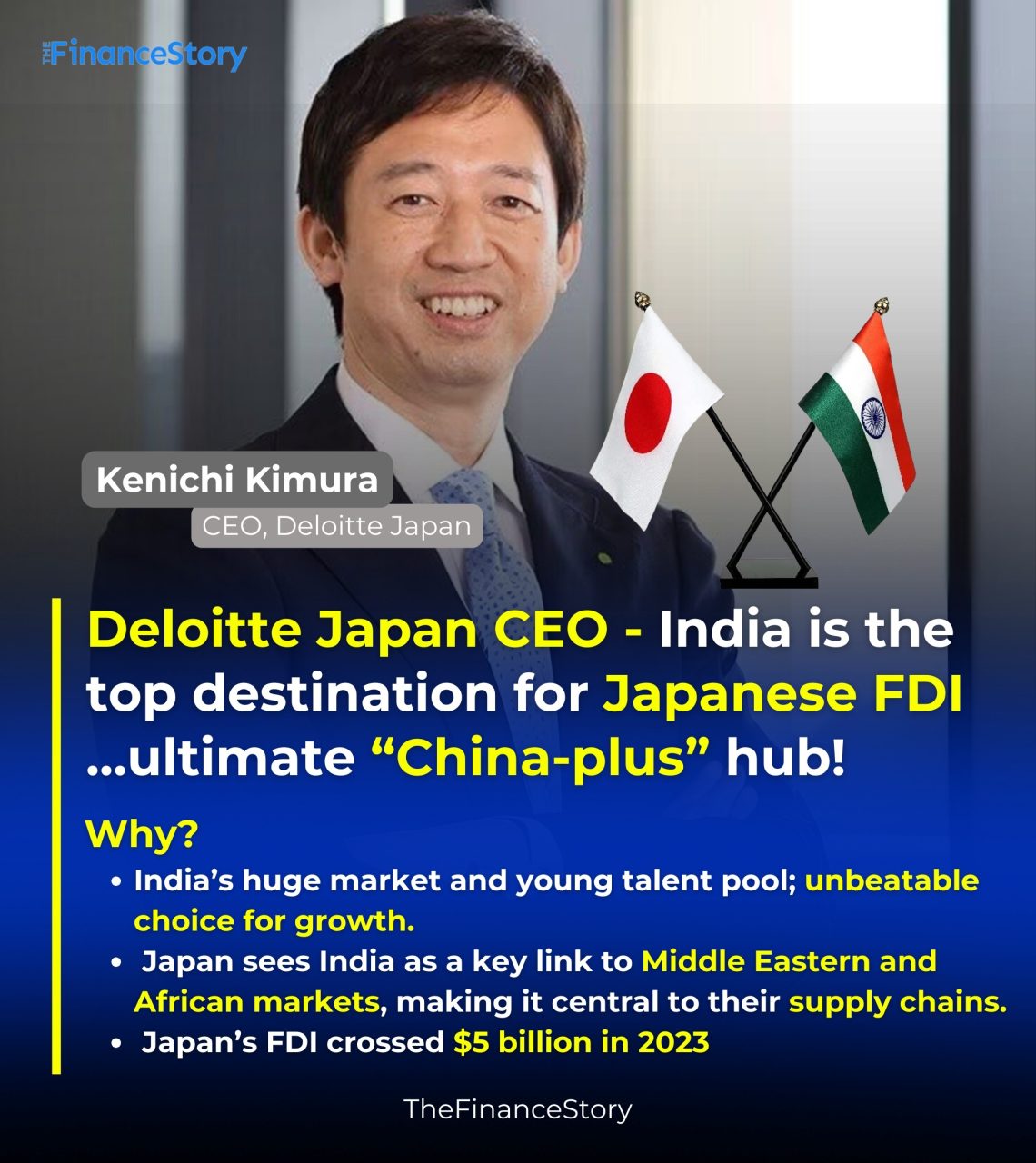 India Top Destination for Japanese Foreign Direct Investment, says CEO ...