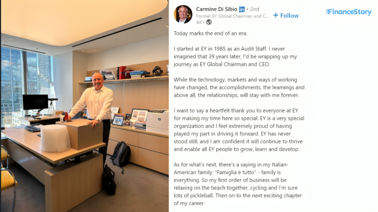 EY CEO retires after a bold 5-year leadership: Carmine Di Sibio’s 39 ...